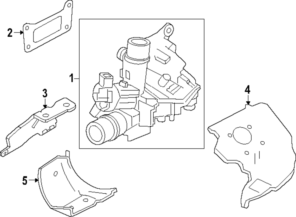2023-2025 Nissan Z Turbocharger Gasket 14415-5CA0A | Hoffman Nissan Parts