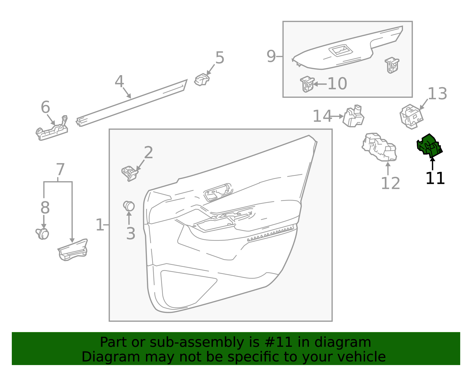 2018-2019 Toyota C-HR Window Switch 84810-F4030 | MotorMotor