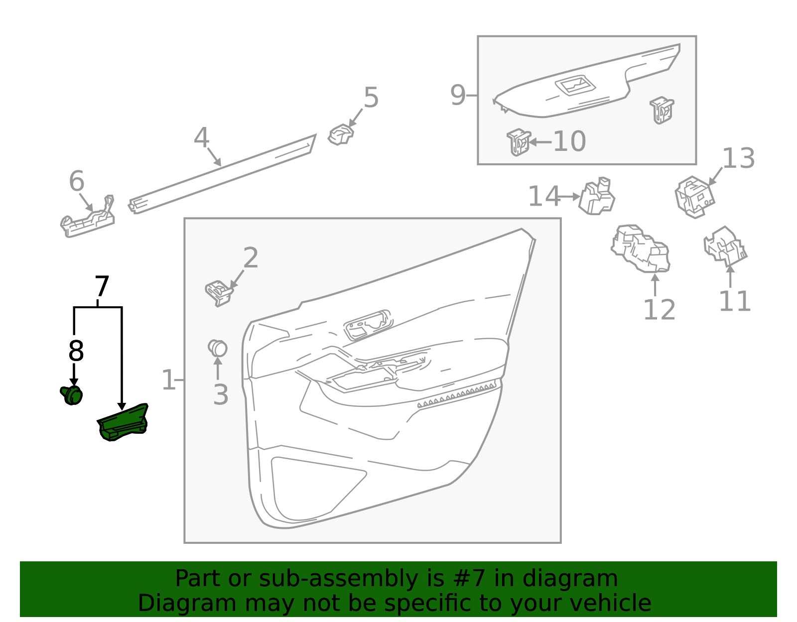 2018-2022 Toyota C-HR Finish Panel 67492-F4010-C1 | MotorMotor