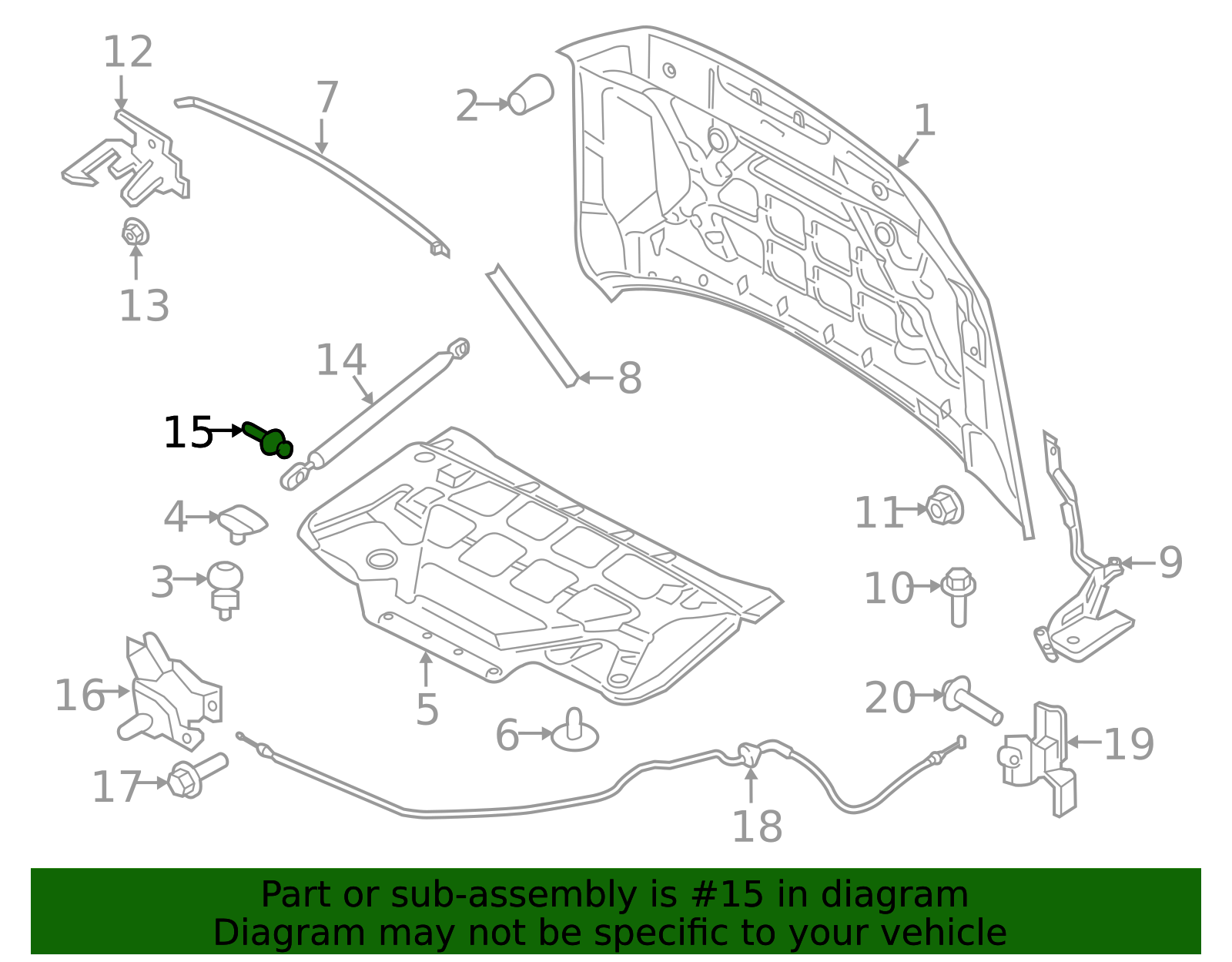 W713029-S439 - Lift Cylinder Ball Stud Ford Parts Direct