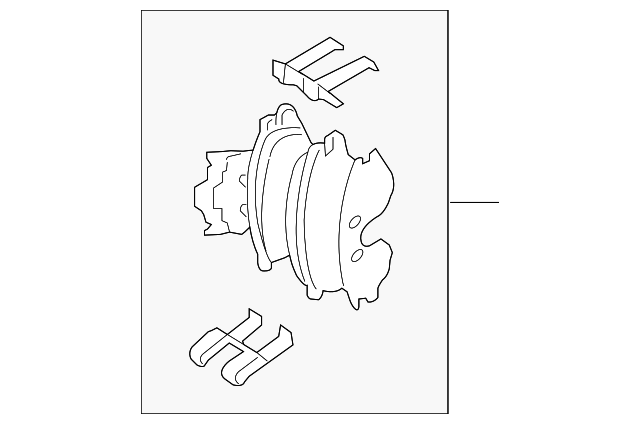 2011-2017 Hyundai Brake Pads Rear 58302-3QA10 | OEM Parts Online