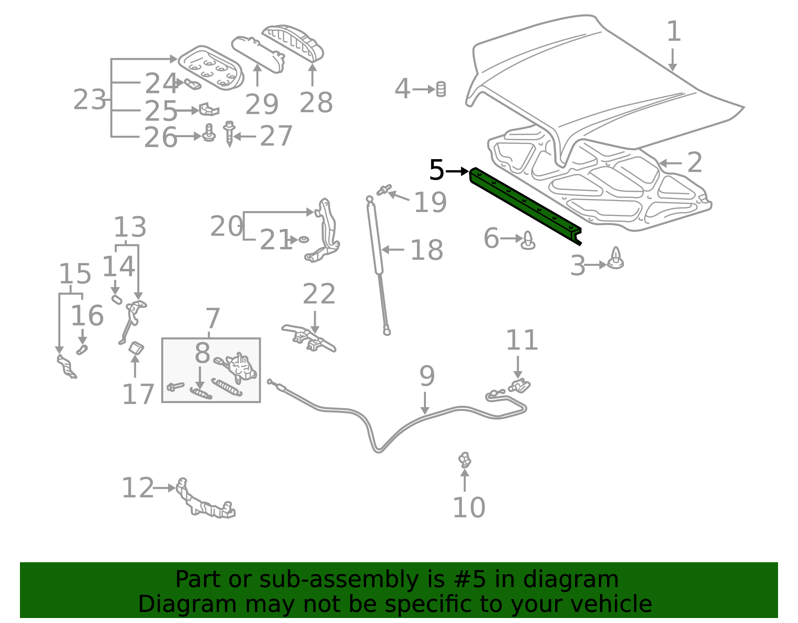 2003-2009 Toyota 4Runner Front Seal 53381-35060 | MotorMotor