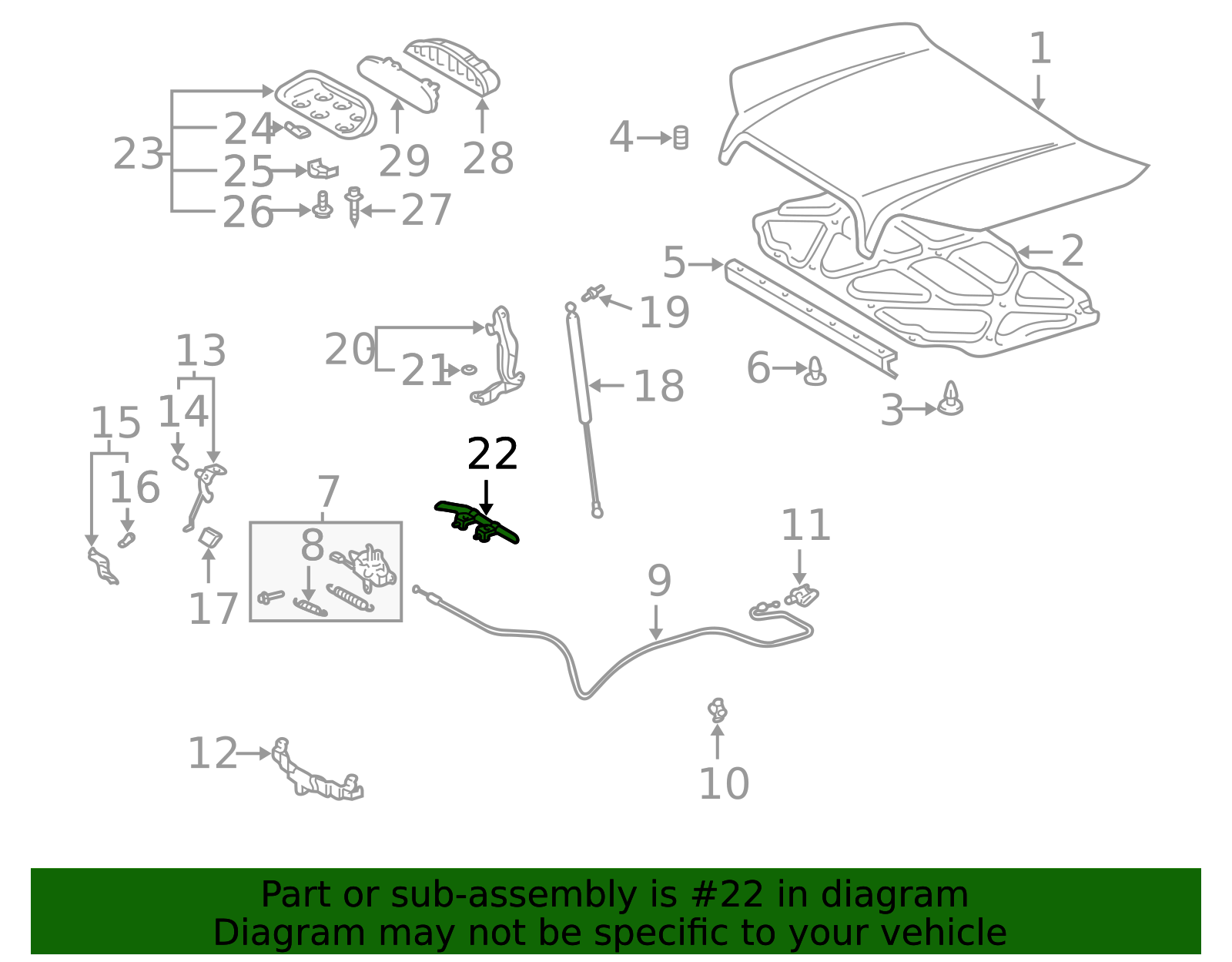 2003-2014 Toyota Upper Cover 53602-60020 | MotorMotor