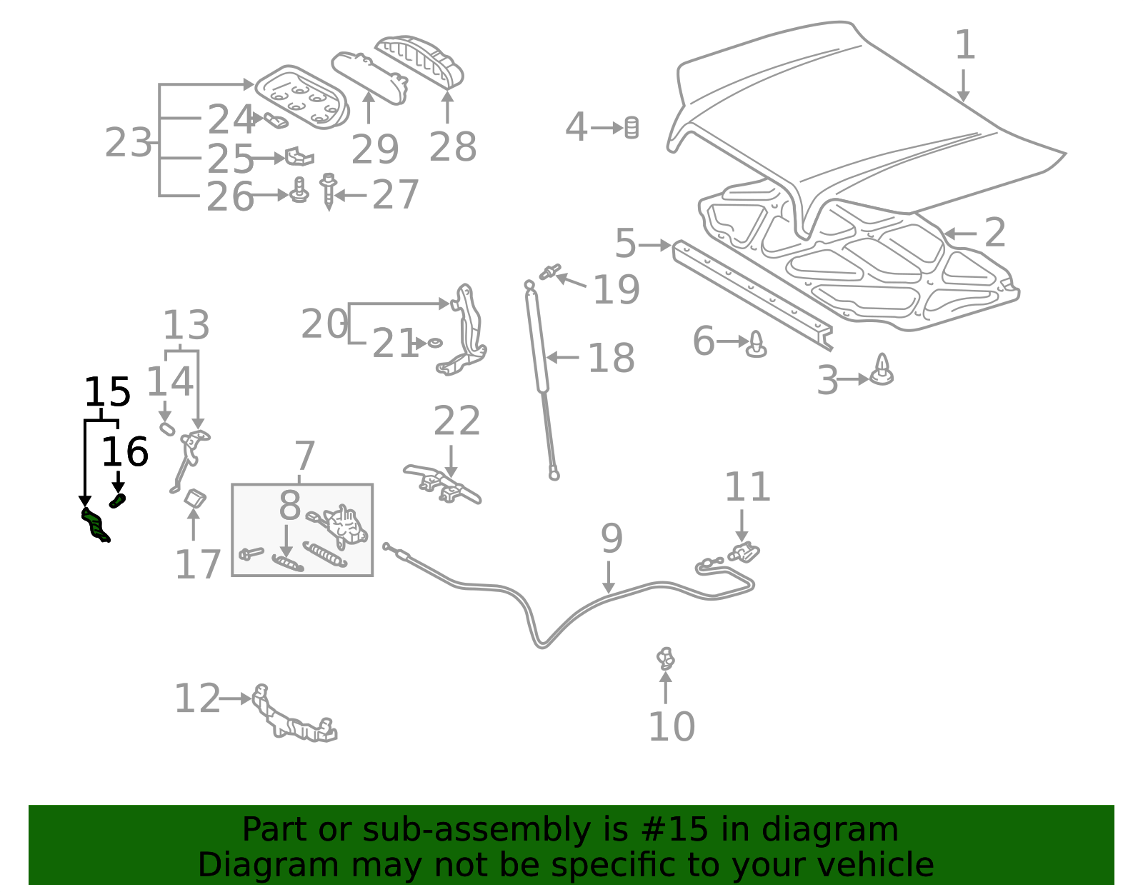 2003-2009 Toyota 4Runner Lever 53540-60010 | MotorMotor