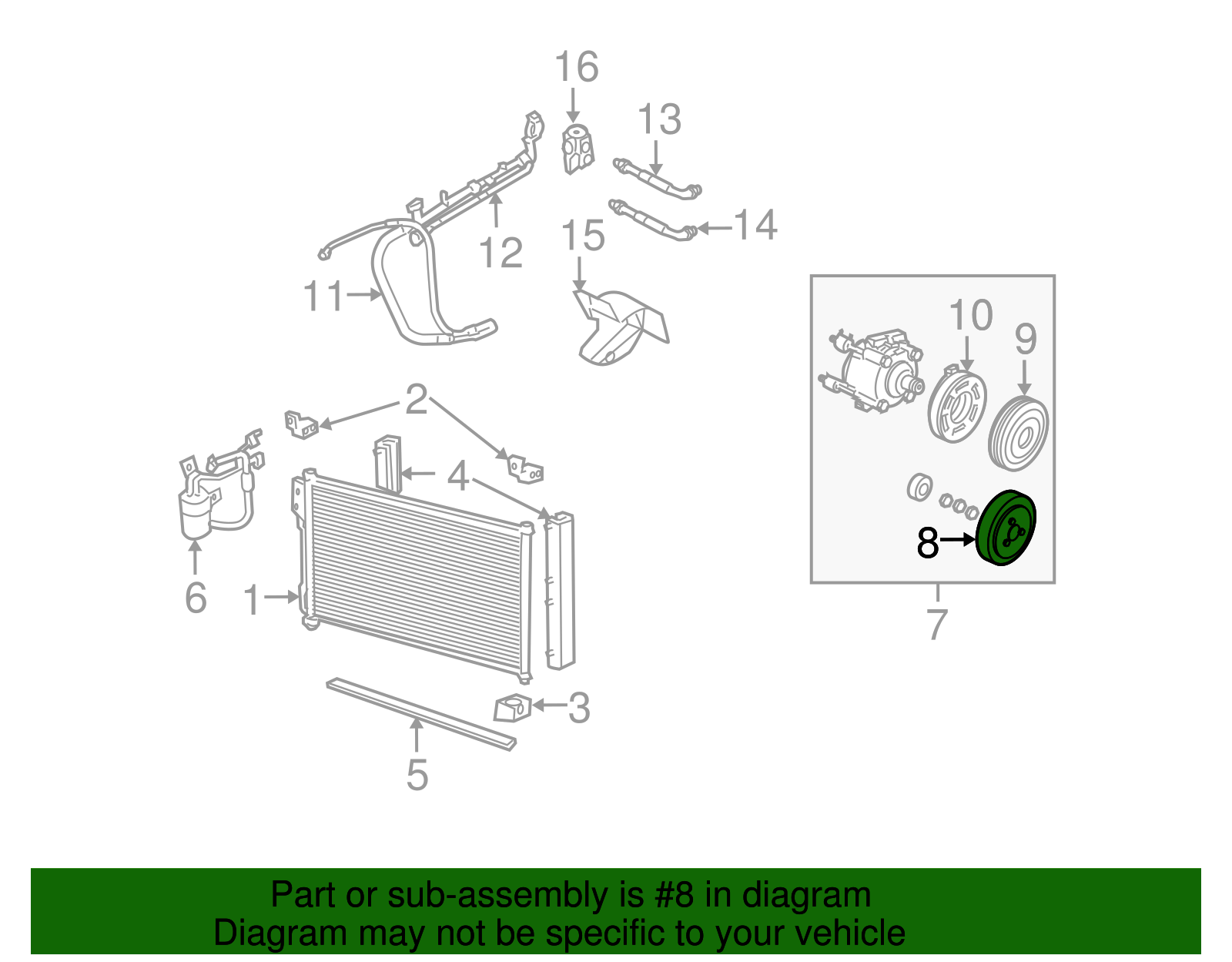 6L1Z-19D786-AA - Clutch - 2003-2006 Ford | Lasco Auto Parts