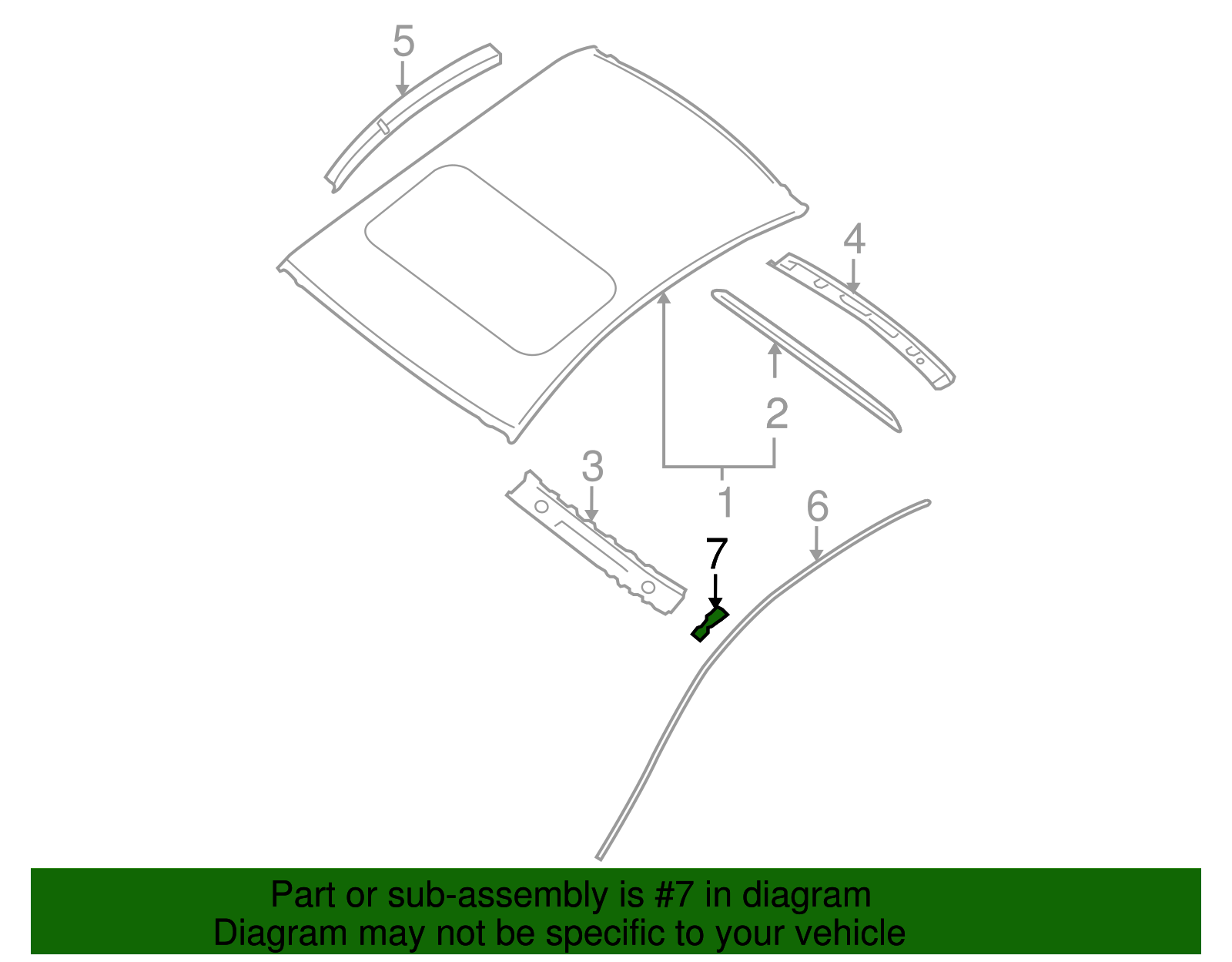 73858-9N00B - Roof Molding Retainer Clip 2009-2014 Nissan Maxima ...