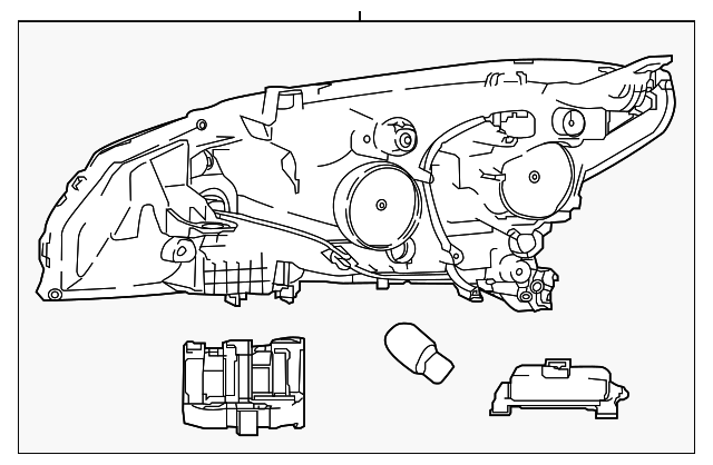 2018-2022 Nissan LEAF Headlamp Assembly 26010-5SA5C | Bill Kay Nissan Parts