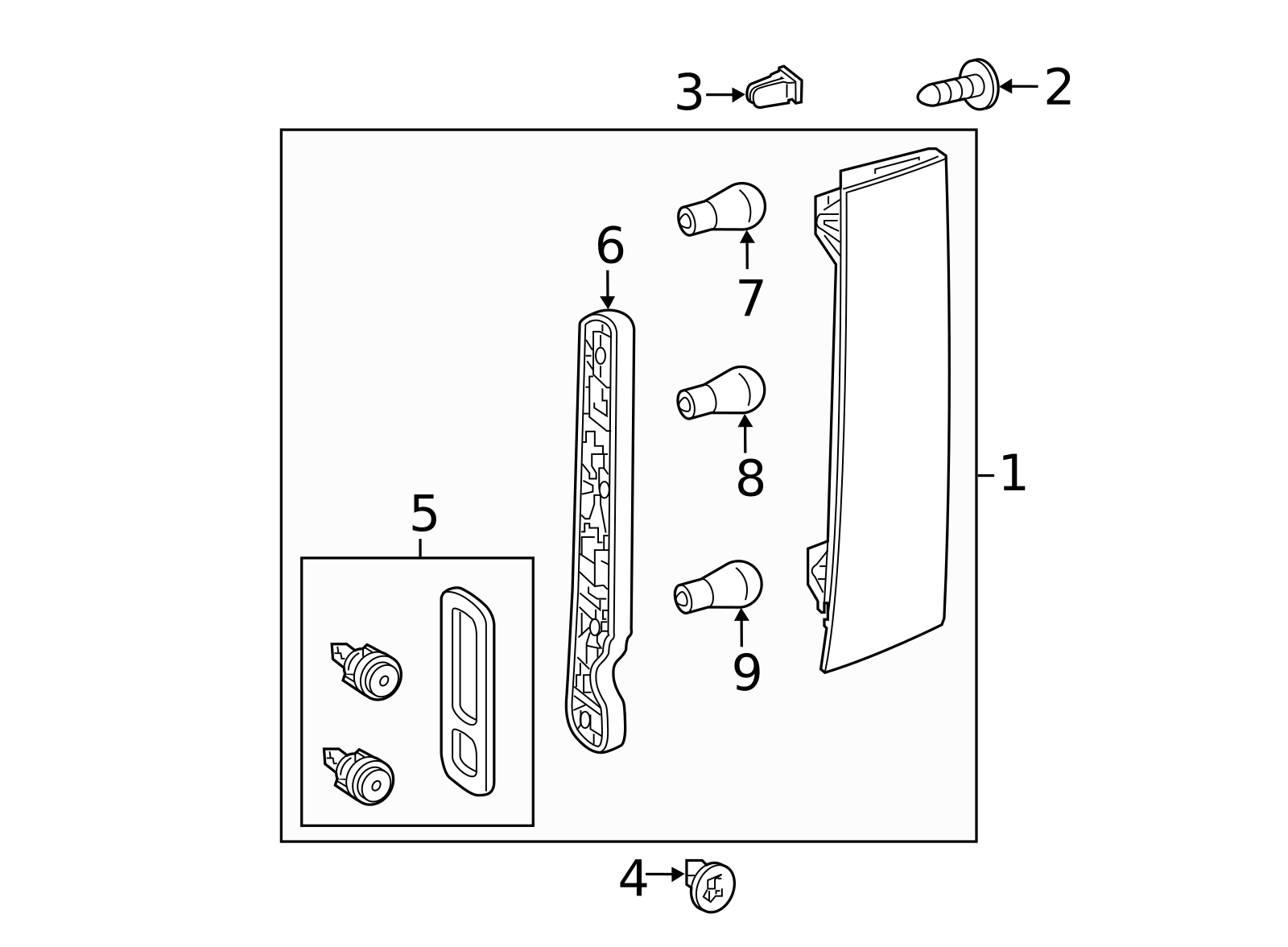 9108200300 - Tail Lamp Assembly 2019-2024 Mercedes-Benz | Mercedes-Benz ...