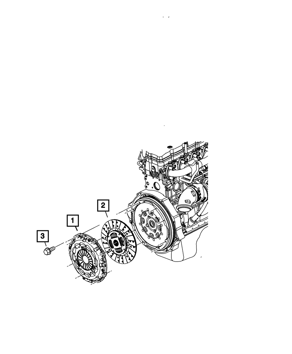 2013-2018 Ram Plateau De Pression Et Disque Trs Embray 52104855AB ...