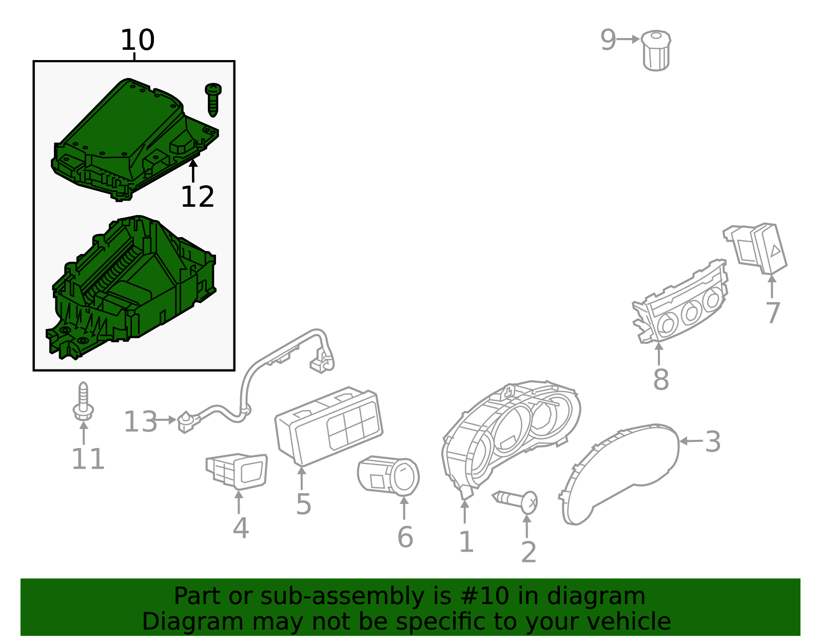 2018-2021 Mazda 6 | Heads Up Display Assembly | GRF5-55-HU0D | Mazda ...