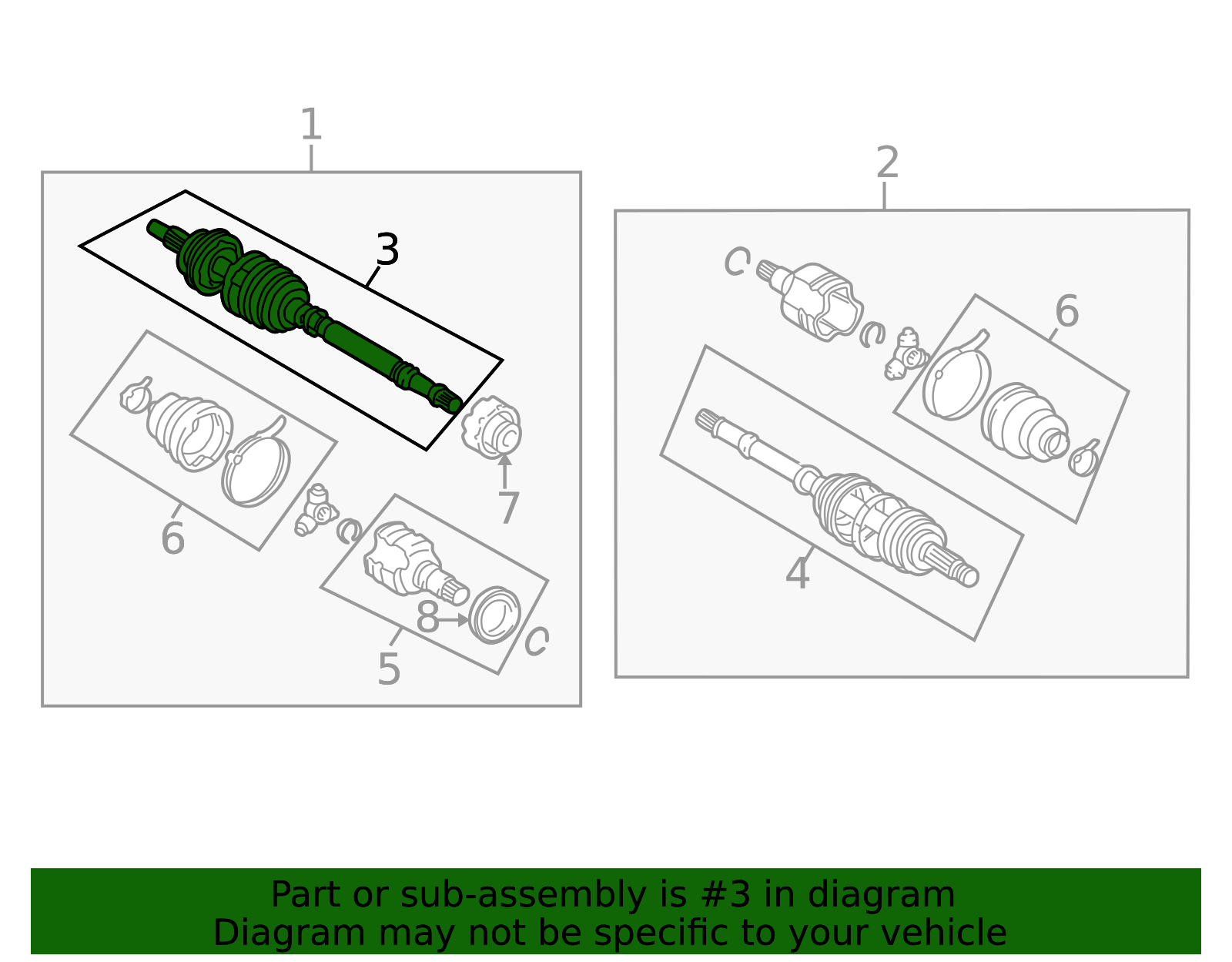 2000-2006 Toyota Outer Joint Assembly 43460-59367 | MotorMotor