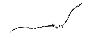 2009-2020 Nissan 370Z Release Cable 65620-1EA0A | Team Nissan Inc.