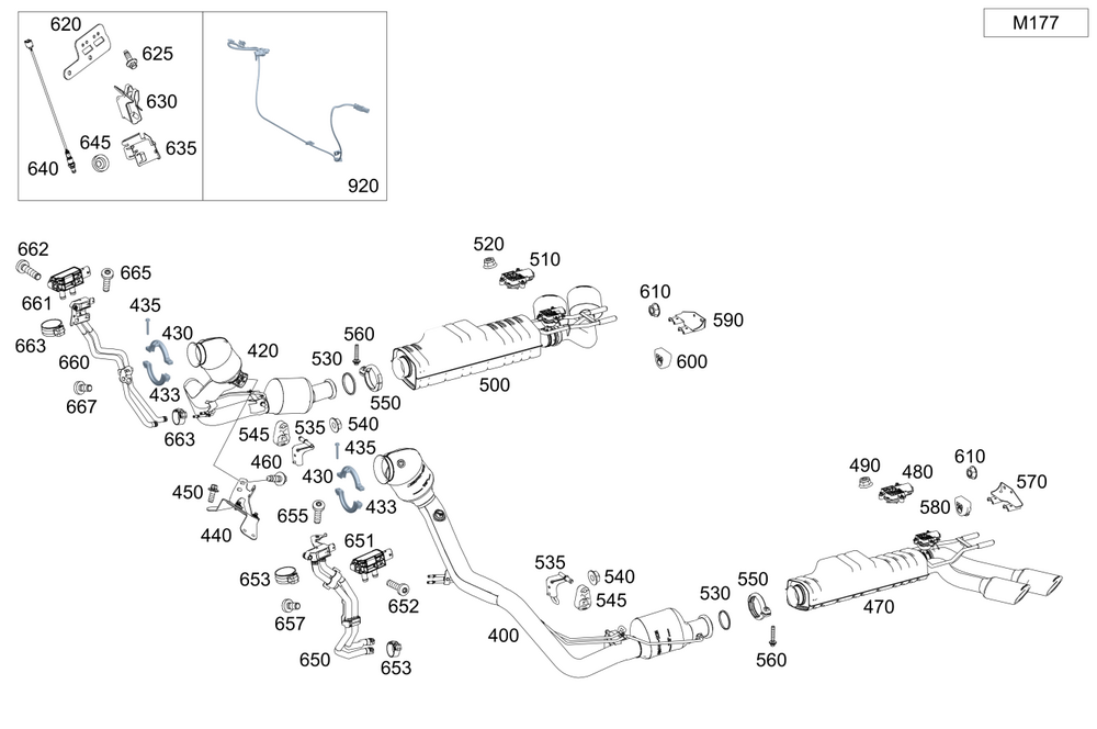 463-490-05-02 - Holder 2019-2026 Mercedes-Benz | Mercedes-Benz USA Parts