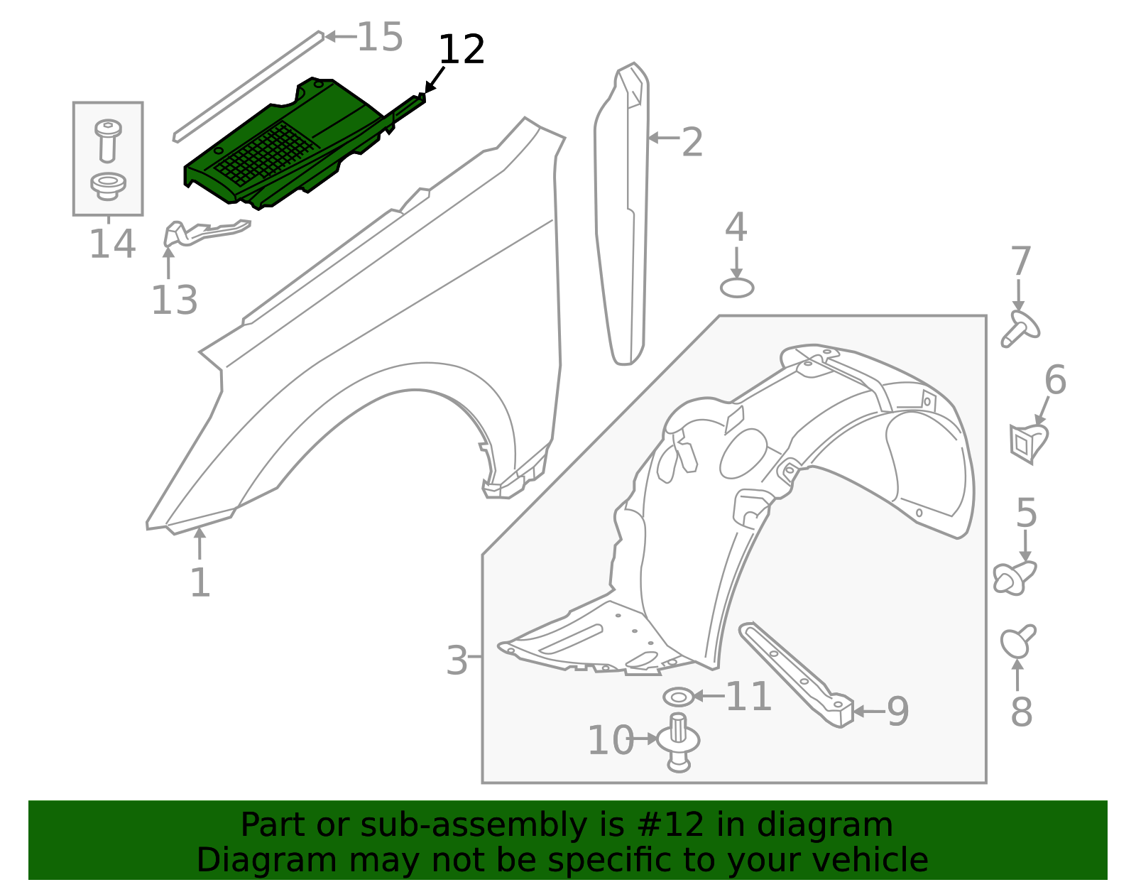 29320-3N000 - Sight Shield 2011-2016 Hyundai Equus | Hyundai Parts Pro