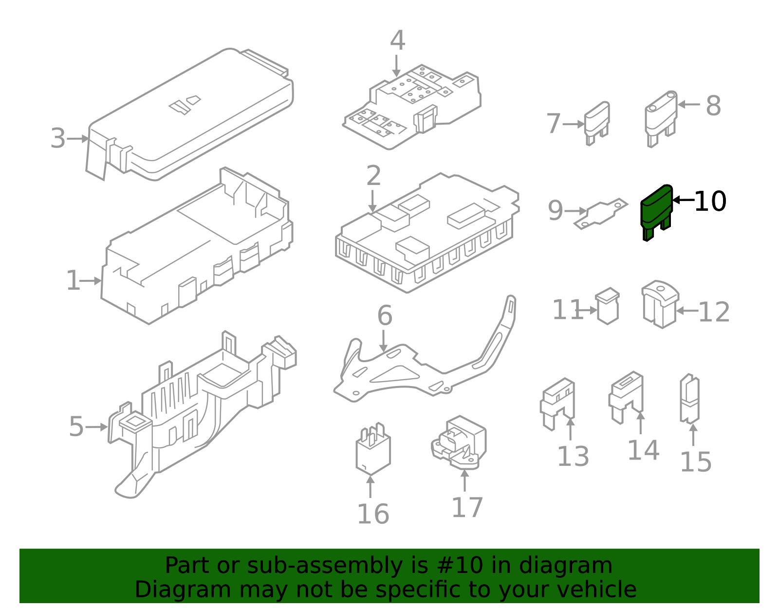 Circuit Breaker D9AZ-14526-A | Ford OEM Parts Outlet