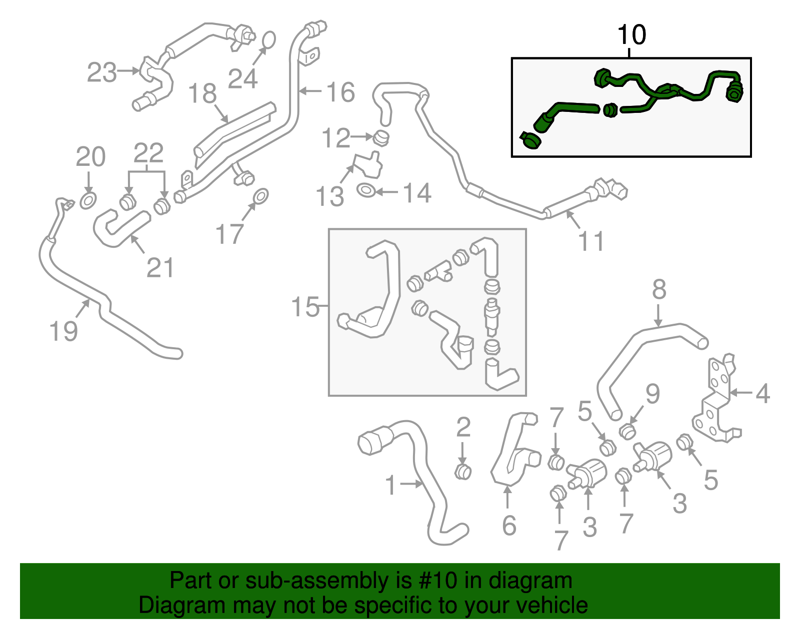 8W0-121-081-AN - Breather Tube 2017-2020 Audi | Audi OEM Parts Guy