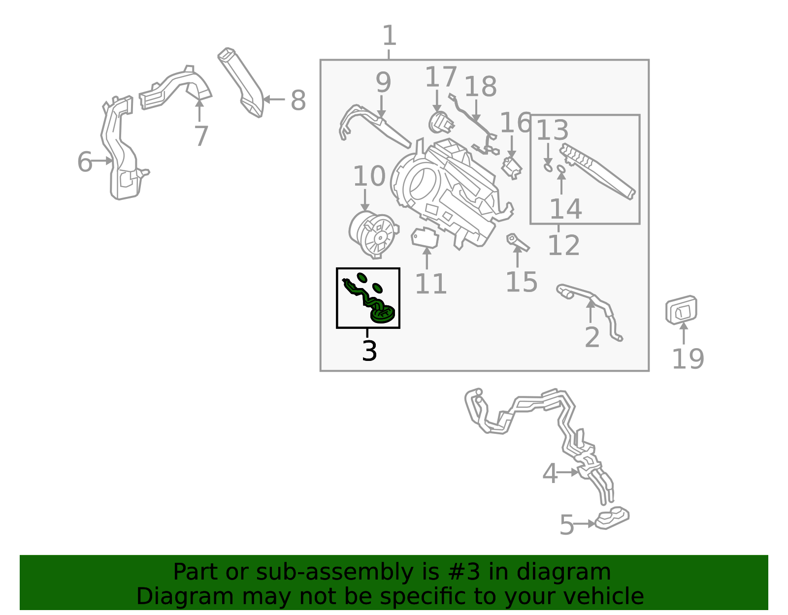 2008-2013 Toyota Highlander A/C Pipe 88710-0E080 | Toyota Parts Center