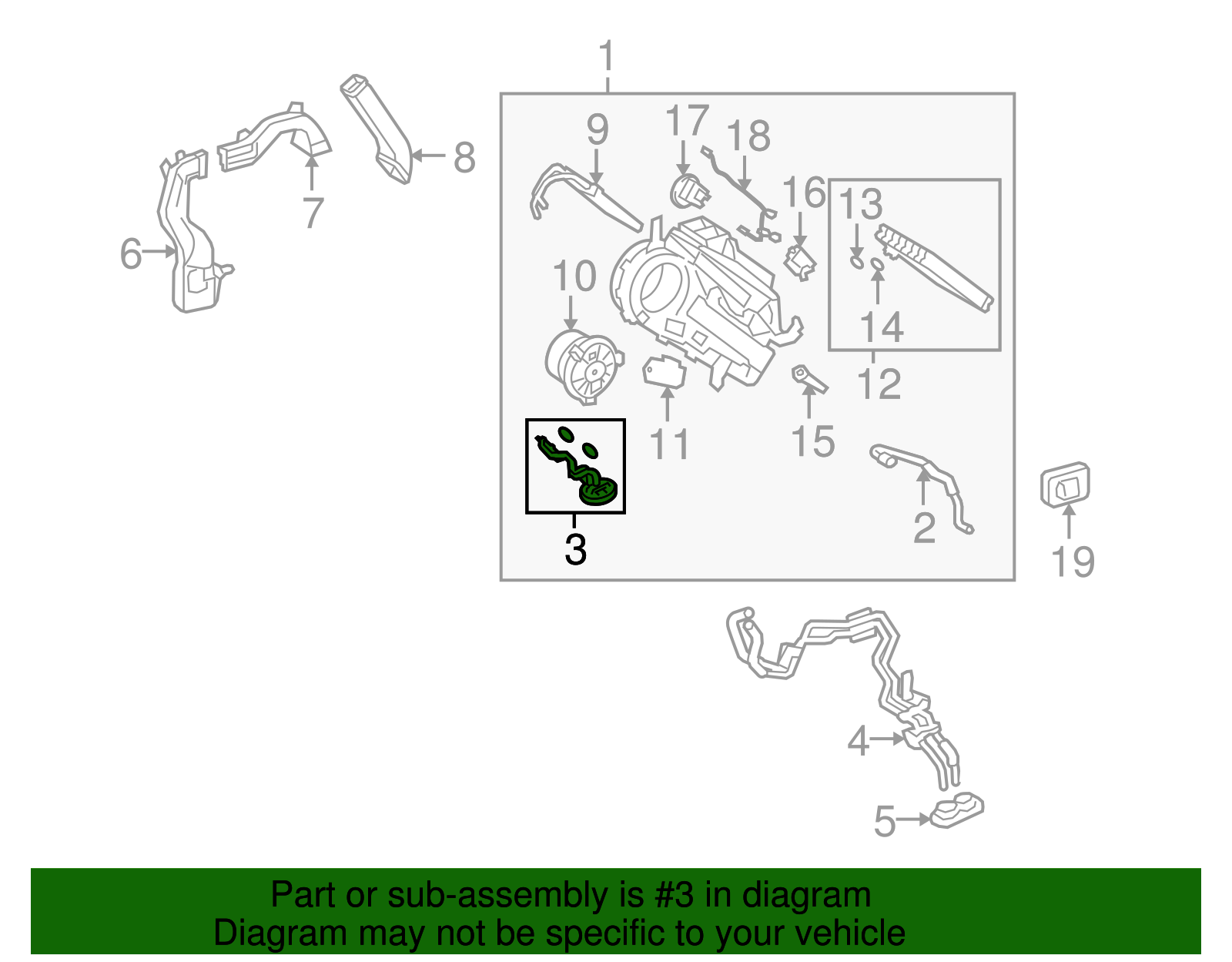2008-2013 Toyota Highlander Tube Assembly 88710-0E080 | Toyota Parts Center