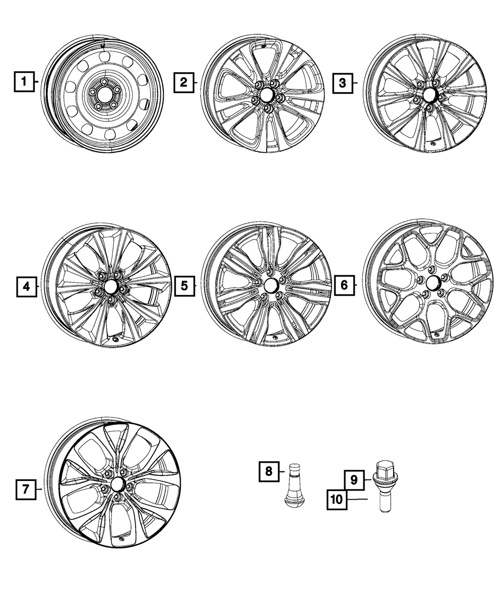 6511051aa - Wheel Lug Bolt - 2013-2026 Mopar | World Parts Direct
