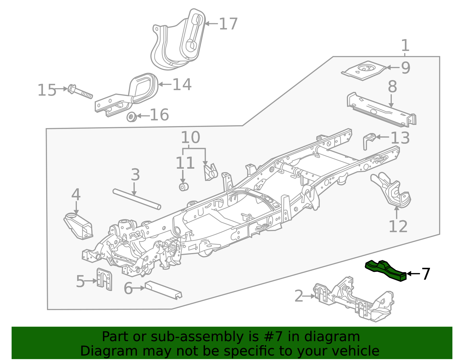 2020-2025 GM Trans Cross-Member 86808675 | Capital Chevy Parts