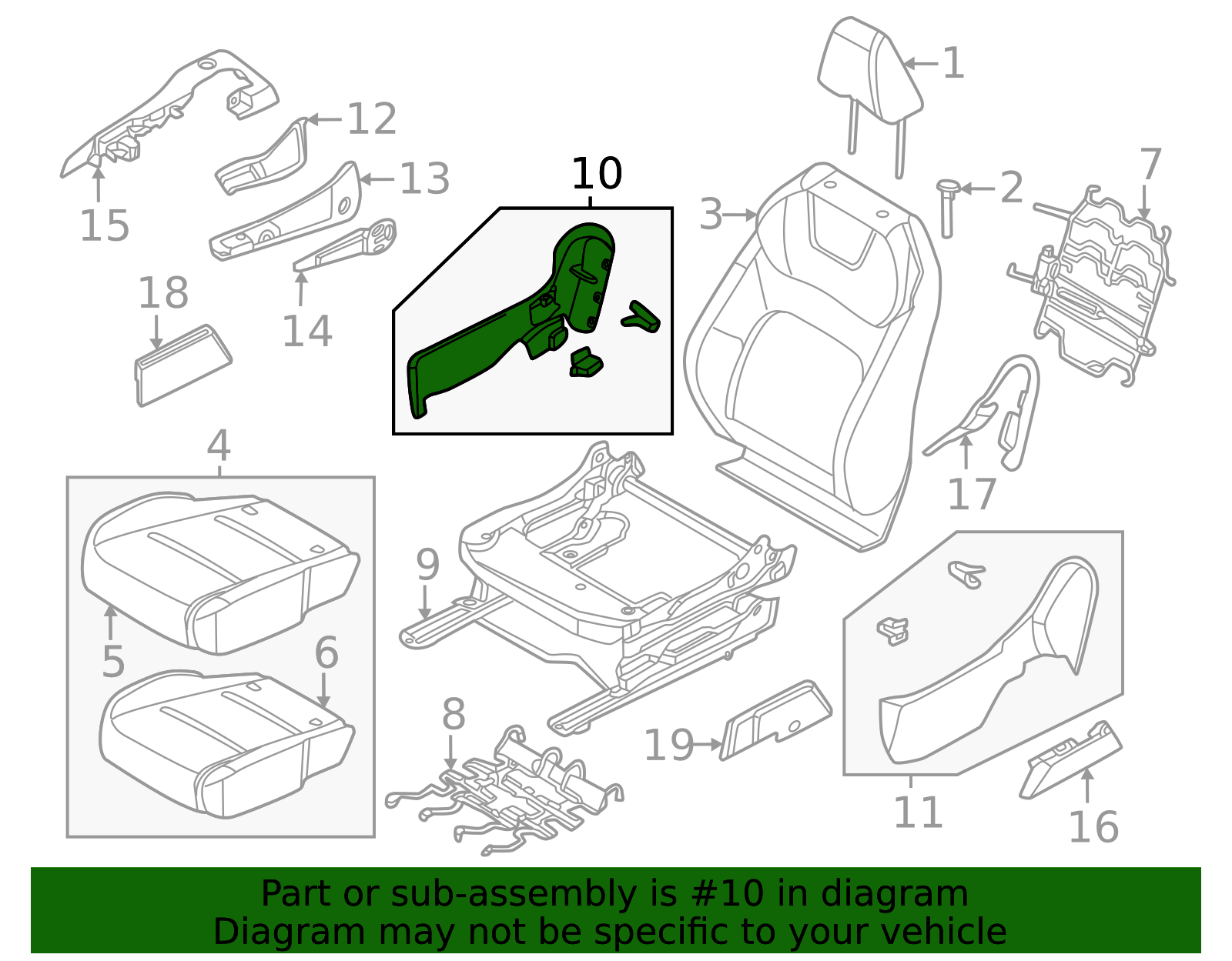 2023-2025 Nissan ARIYA 2023-2025 Nissan ARIYA - Cushion Frame 87301 ...