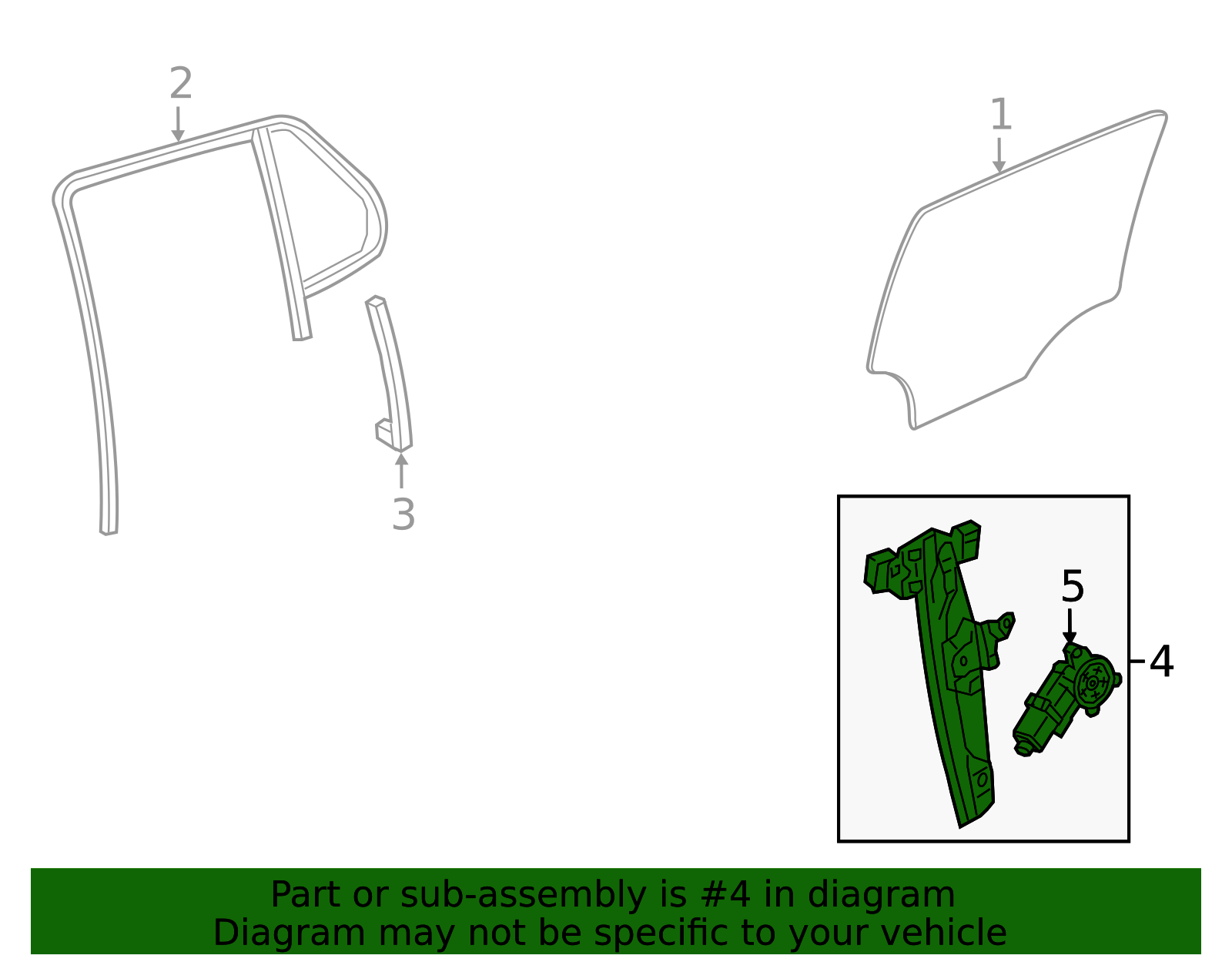 2024-2025 Buick Envision Window Regulator 86508568 | Capital Chevy Parts