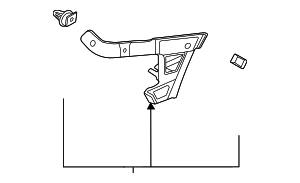 86651-L3000 - Side Bracket 2021-2024 Kia K5 | Kia.Parts Store