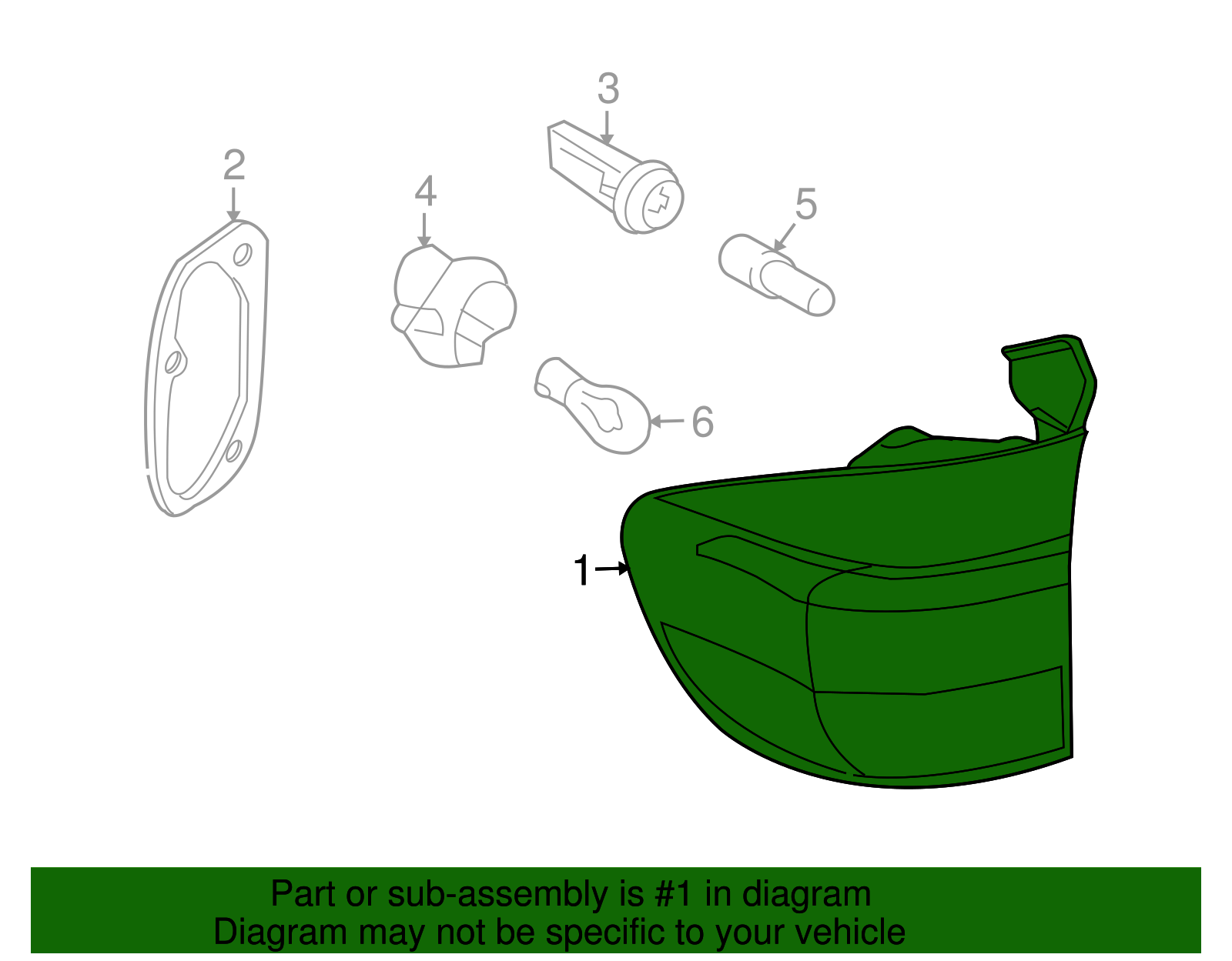 63217200819 - 2007-2010 BMW X5 Tail Lamp Assembly (63-21-7-200-819 ...