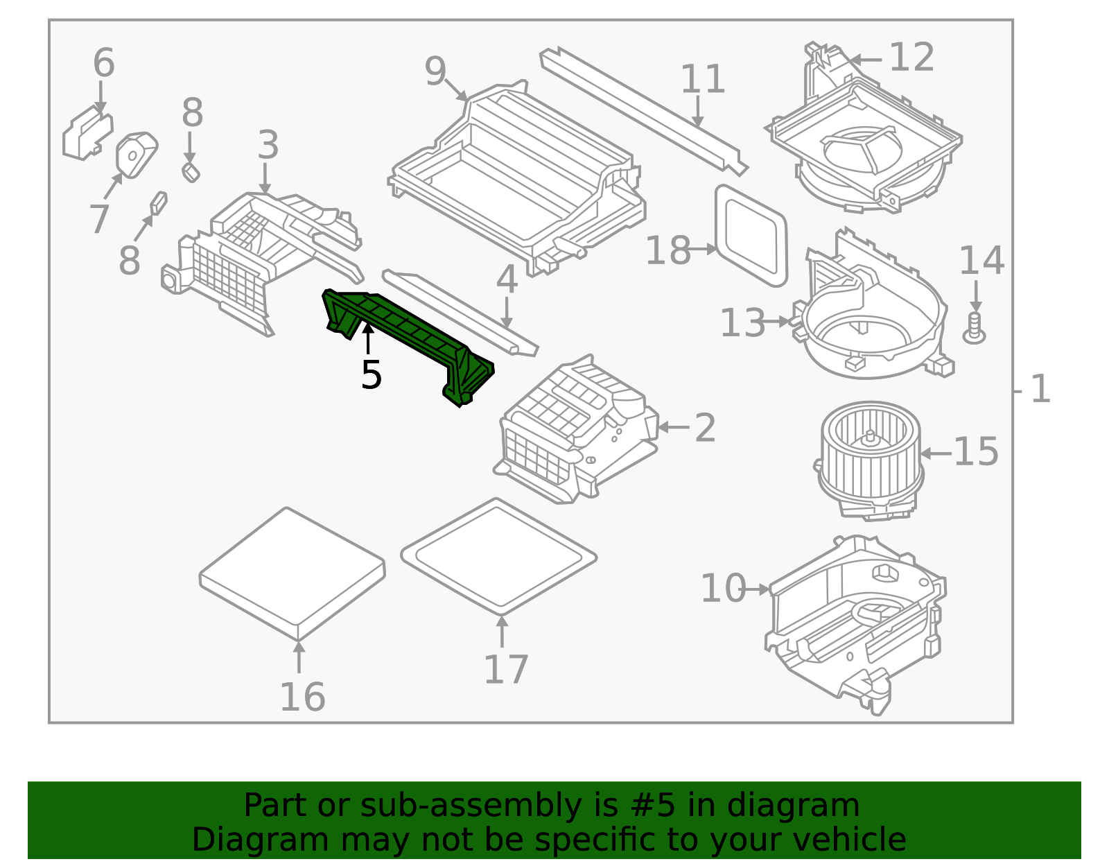 2022-2025 Hyundai HVAC Re-Circulation Door 97122-GI000 | MotorMotor