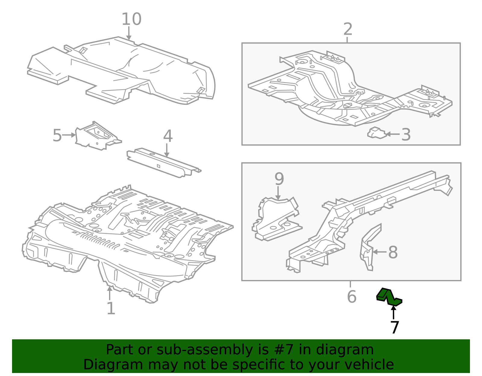 2013-2016 Chevrolet Passenger Side Underbody Rear Air Outer Deflector ...