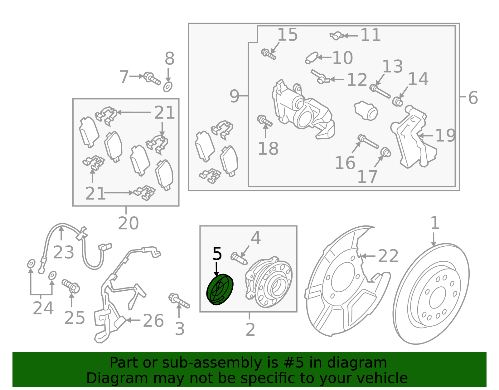 2021-2026 Hyundai ABS Wheel Speed Sensor 58980-P2100 | OEM Parts Online