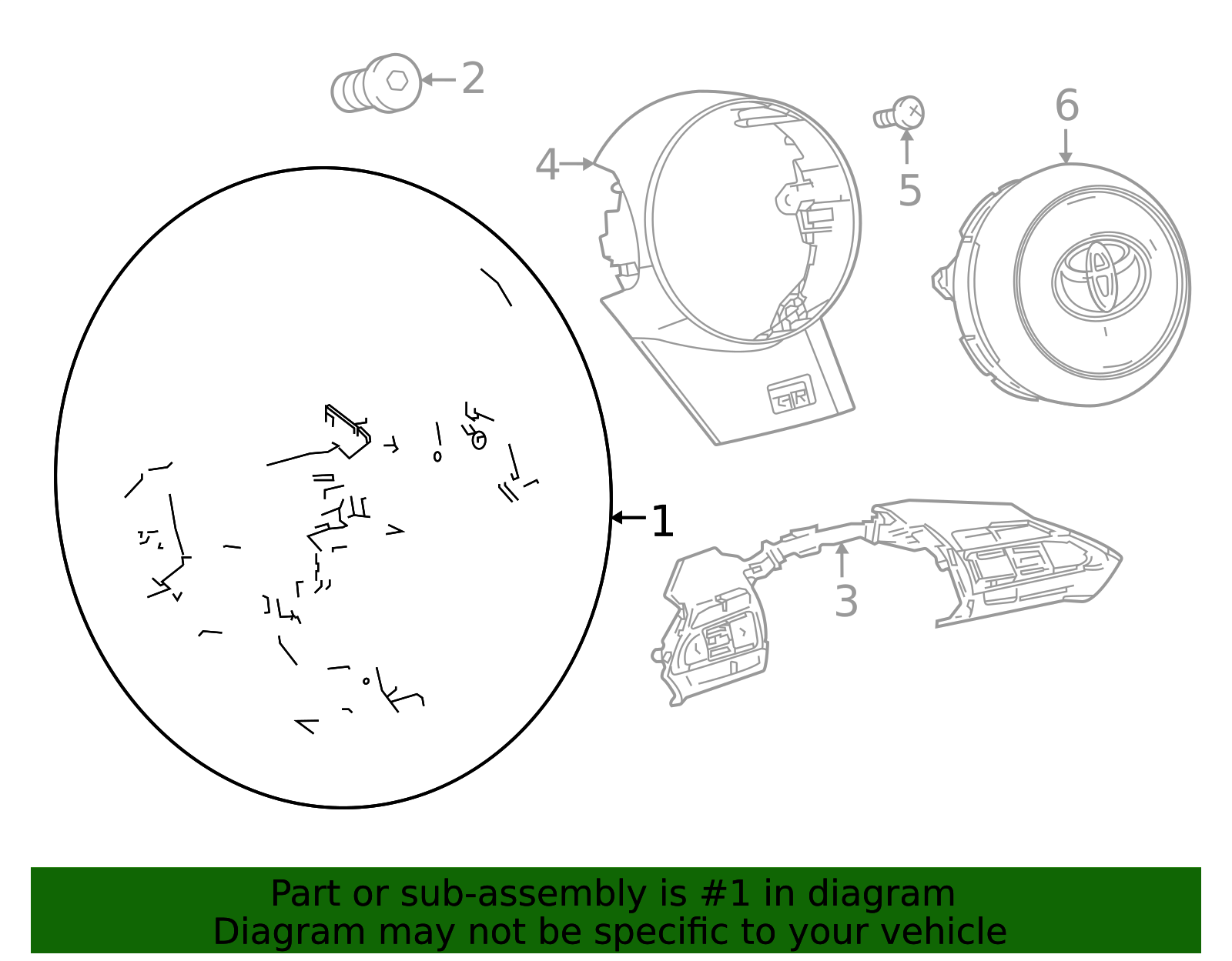 2023 Toyota GR Corolla Steering Wheel 45100-52860-C2 | Toyota Parts Center