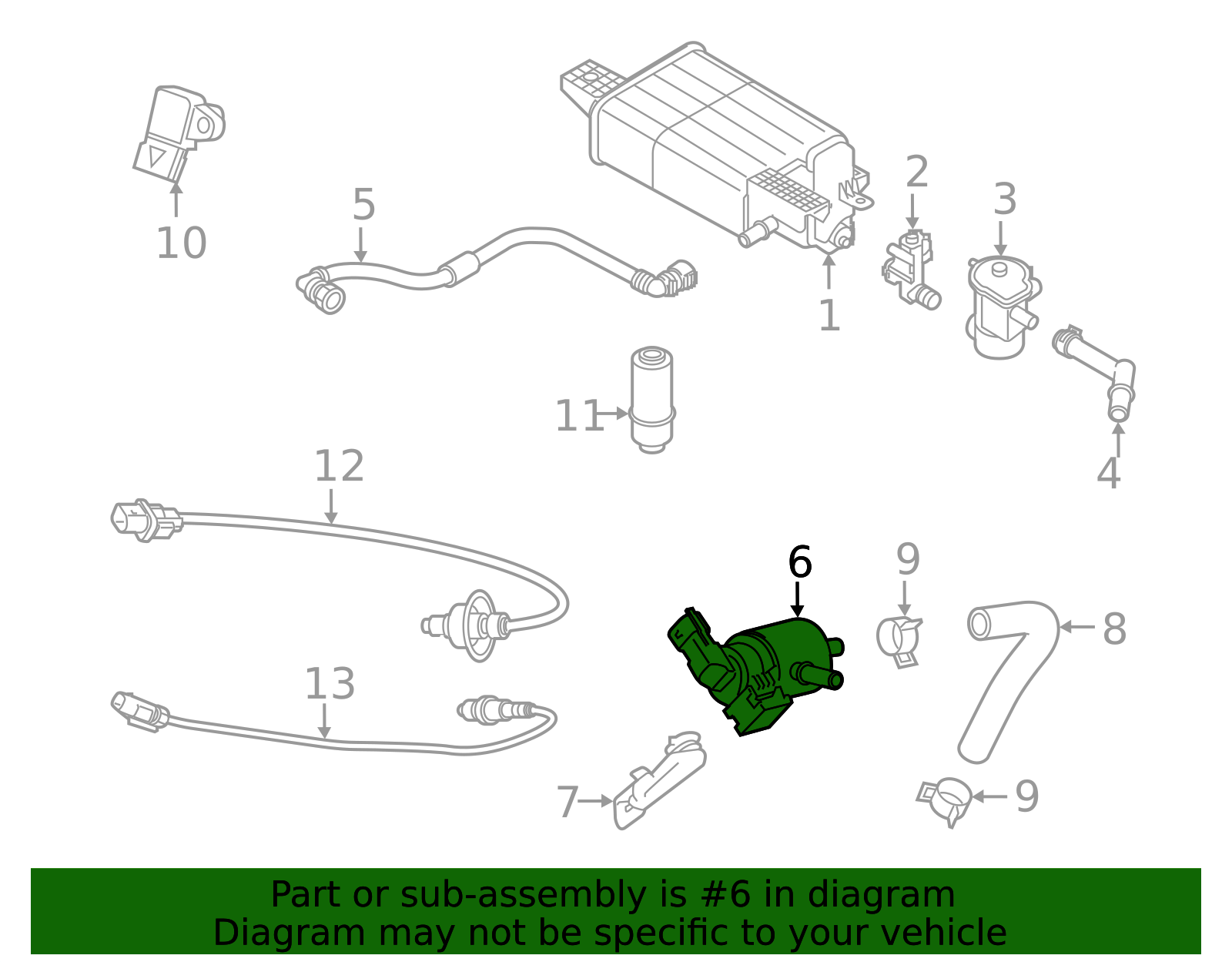 289102m322 - Kia Purge Control Valve 2020-2023 Kia Rio | Performance ...