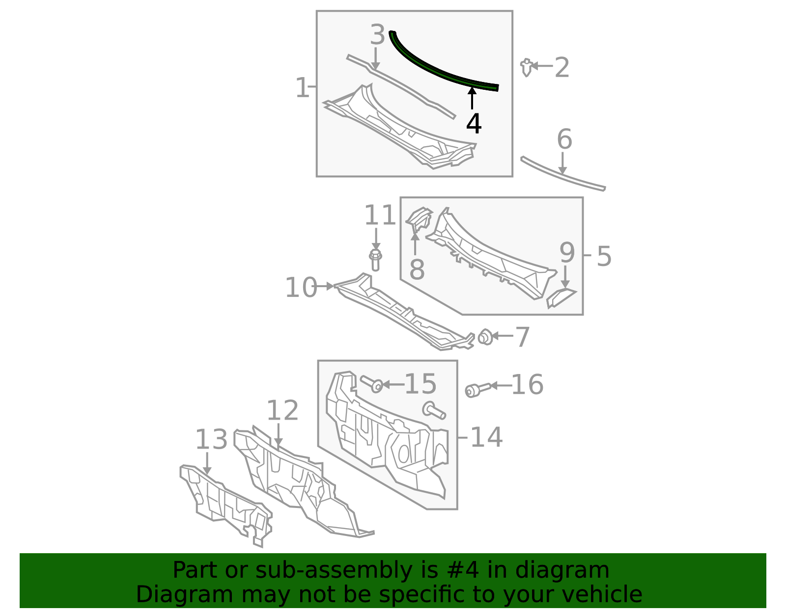 55788-0E040 - High-Quality Protector for 2008-2013 Toyota Highlander ...