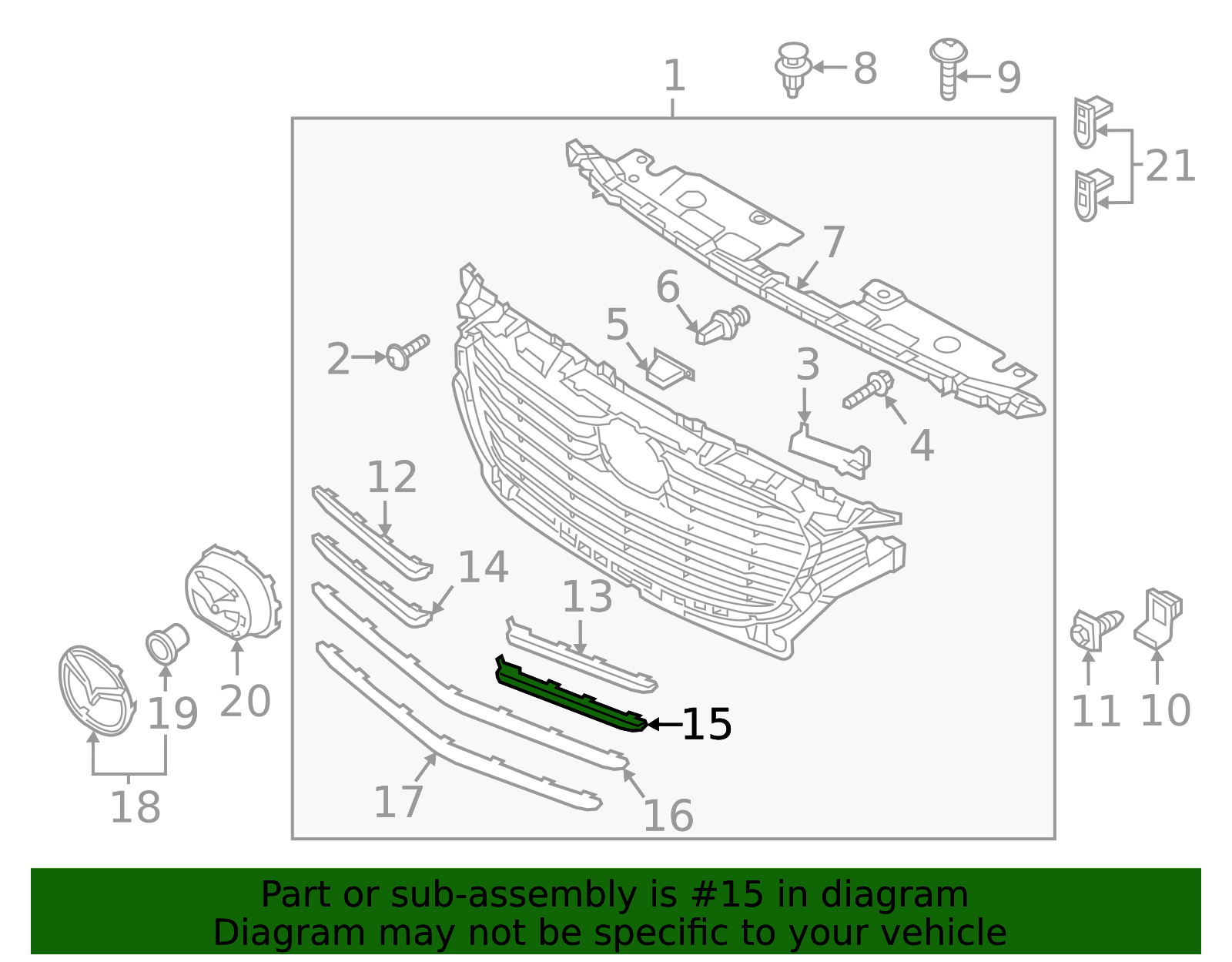 DN2W-50-B51 - Insert - 2019 2020 Mazda CX-3 | Mazda Parts Factor