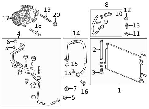 Condenser, Compressor & Lines for 2025 Chevrolet Tahoe | GMPartsDirect.com