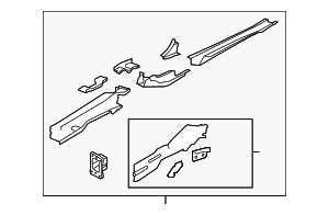 5Q0-803-091-N - Side Member Assembly 2015-2021 Volkswagen | Wolfsburg ...