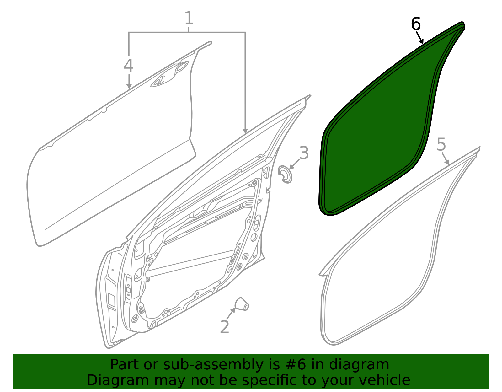 2019-2024 Kia Forte Weather-Strip On Body 82110-M7000 | OEM Parts Online