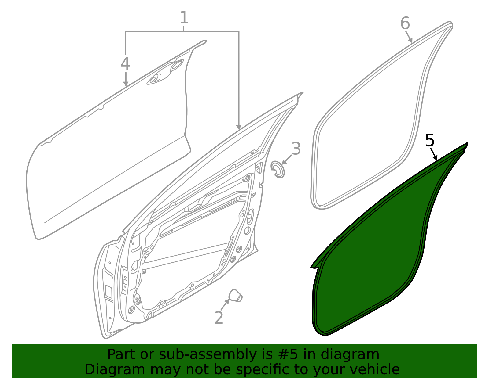 82140-M7000 - Door Weather-Strip 2019-2024 Kia Forte | Kia.Parts Store