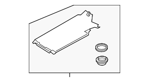 Hyundai - 84137-3N000 - Under Cover - 2011-2013 Hyundai Equus | OEM ...