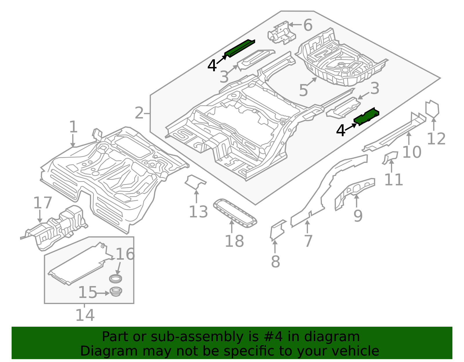 2011-2016 Hyundai Equus Side Extension 65861-3N000 | MotorMotor