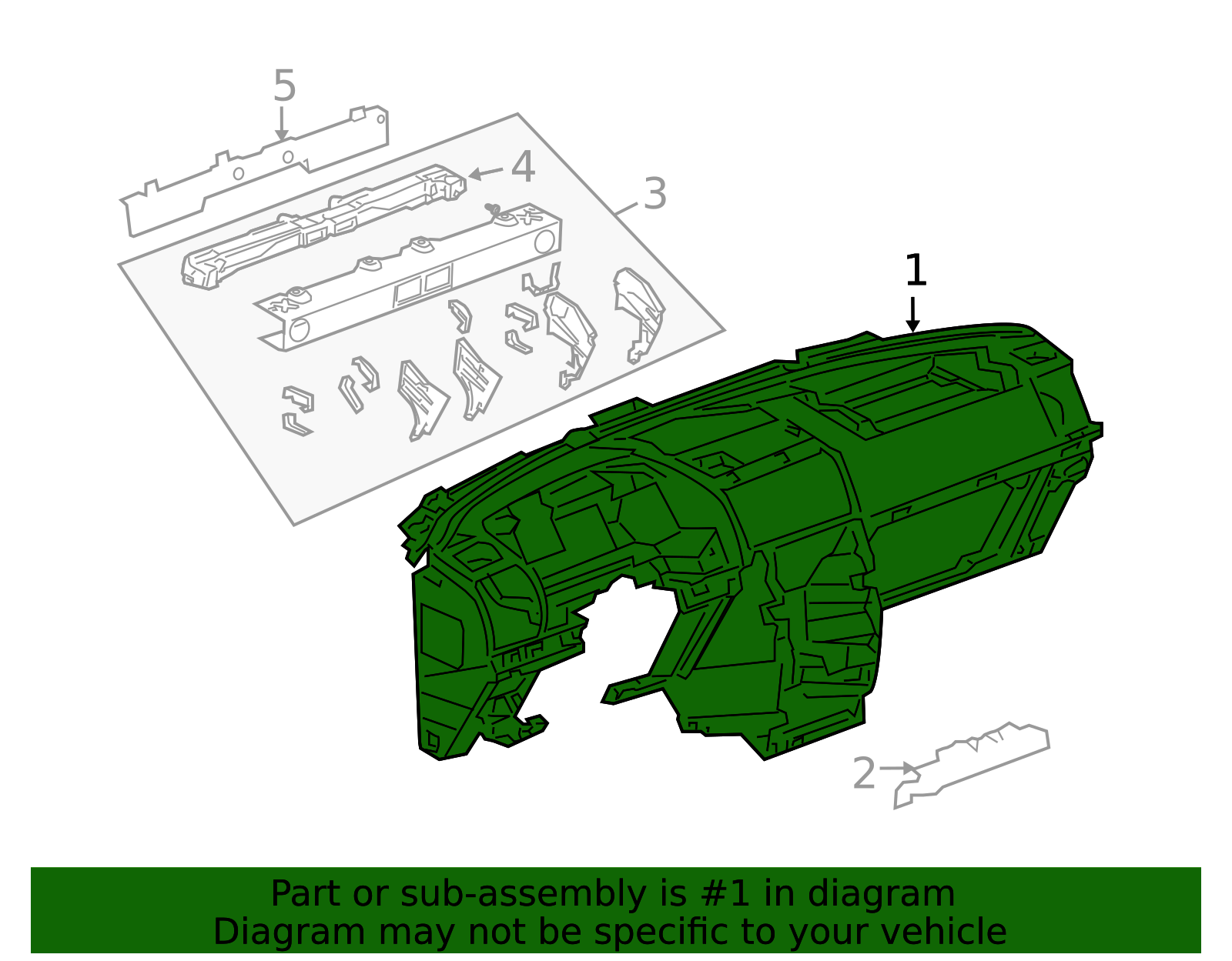 2005-2006 Pontiac Montana Panel Asm Inst 89044070 | TascaParts.com