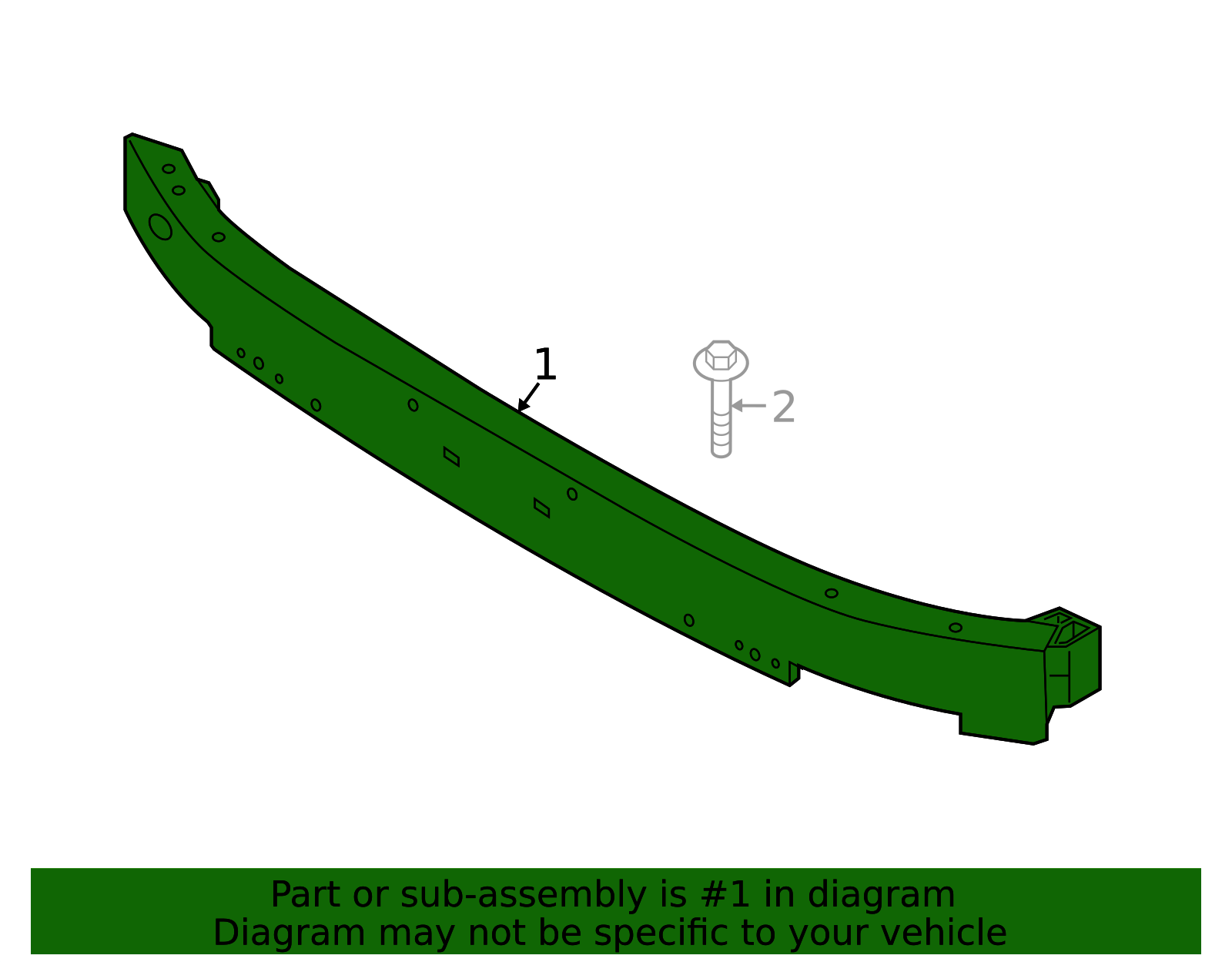 2019-2025 Volvo Impact Bar 32405272 | TascaParts.com