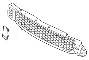 2015-2019 Ford Mustang Upper Grille FR3Z-8200-BB | Varsity Ford
