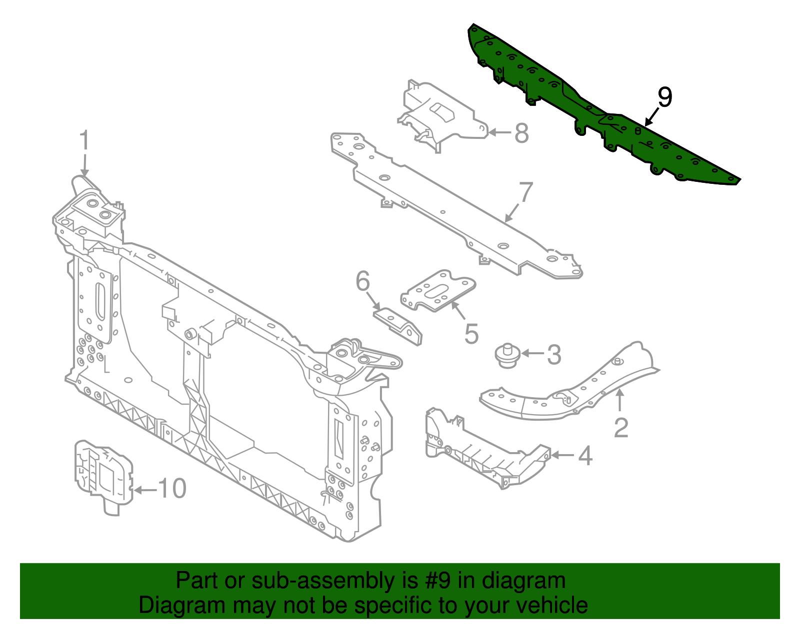 2017-2018 Infiniti Q60 Upper Retainer 62290-5CA1A | Infiniti of Orland Park