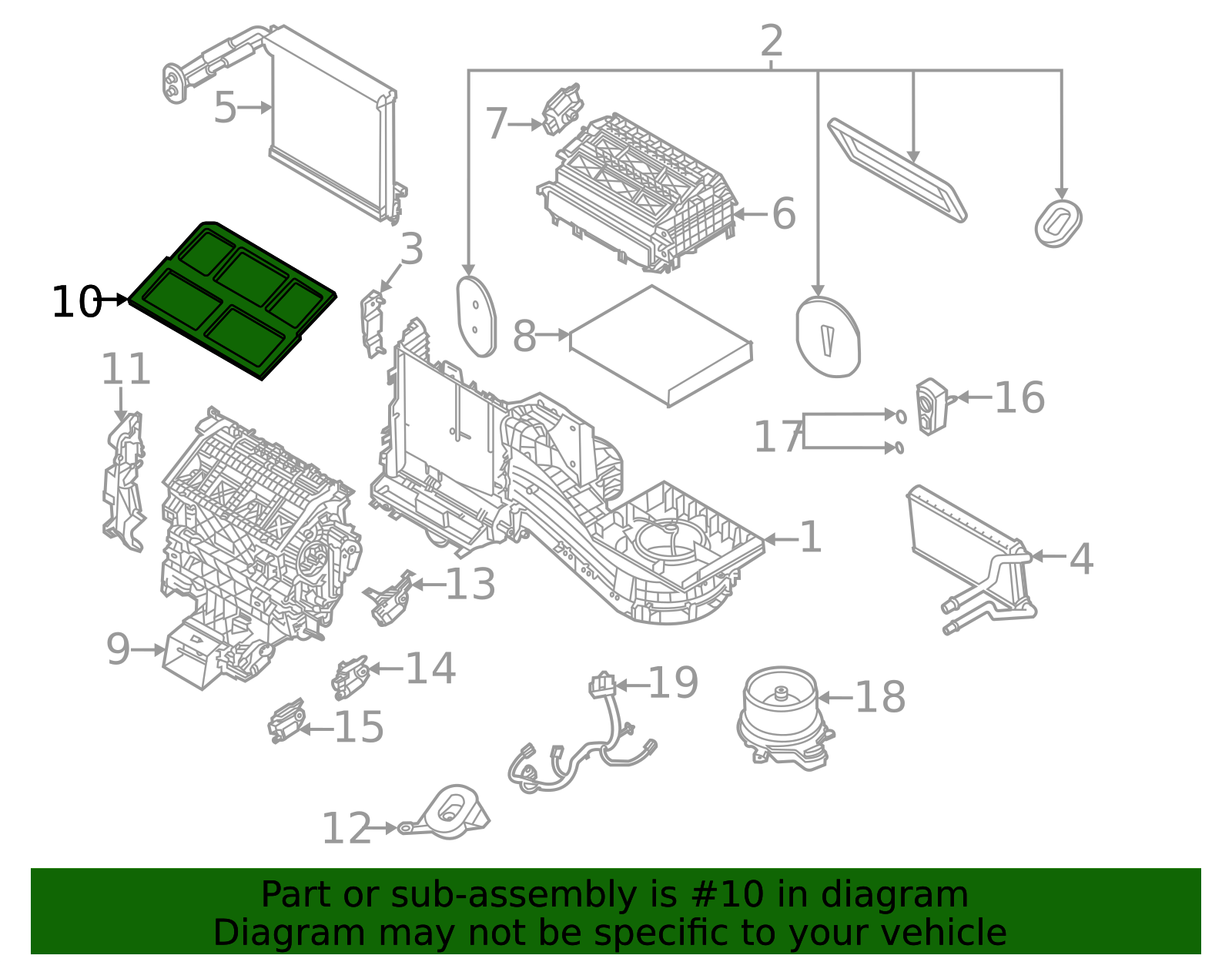 LC5Z-19D850-AB - High-Quality Plenum Gasket for 2020-2025 Lincoln ...