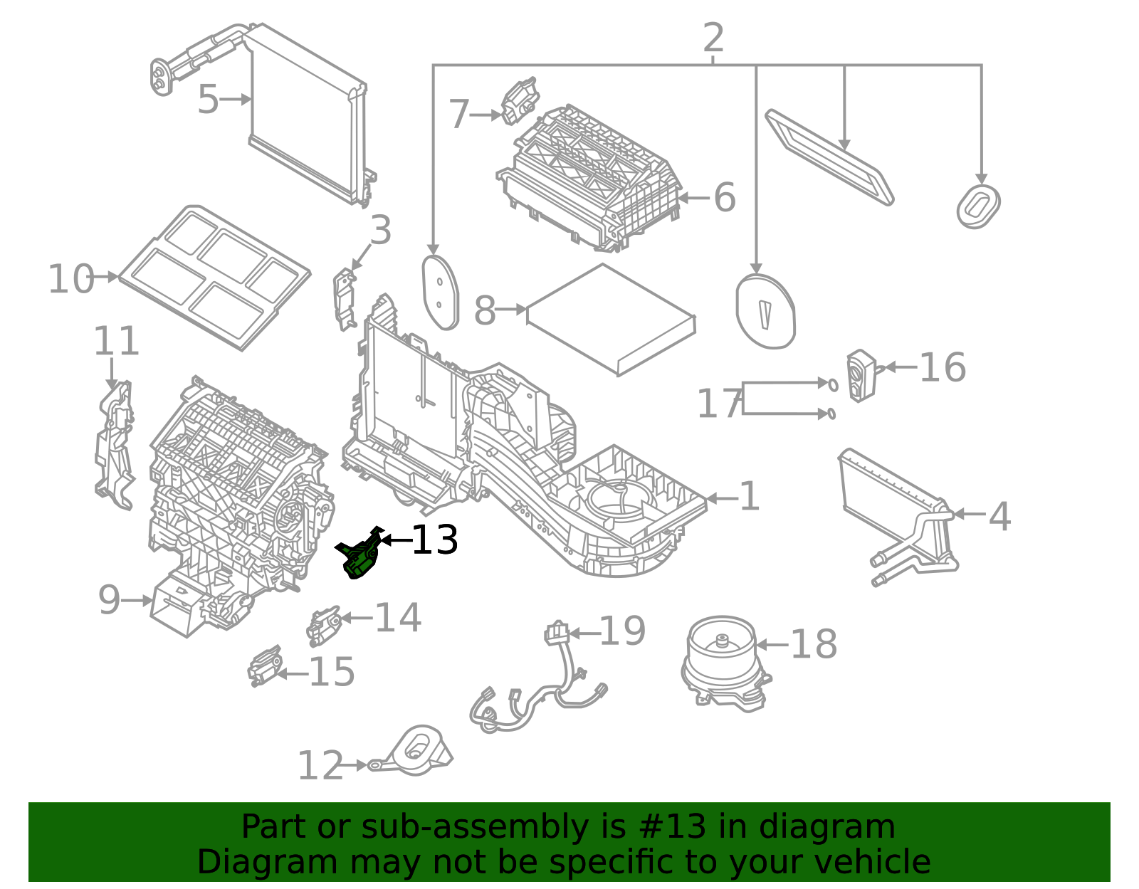 YH-2876 - High-Quality Motorcraft HVAC Defrost Mode Door Actuator for ...