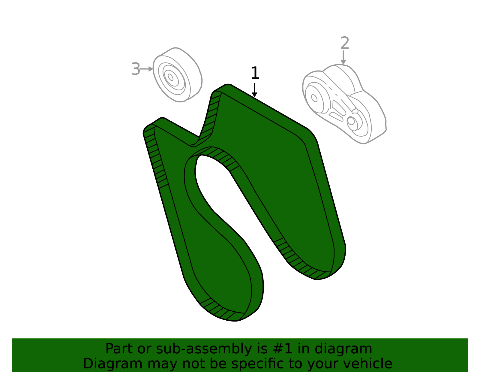 Buy Genuine GM Auto Parts - Belt (Part # 19244946) | GM Parts Store