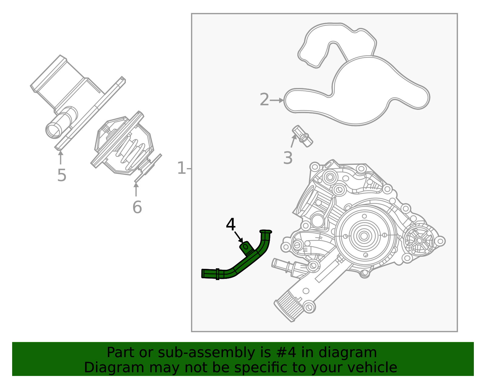 2022-2023 Jeep Grand Wagoneer Heater Feed Tube 53022199AD | Mopar Parts ...
