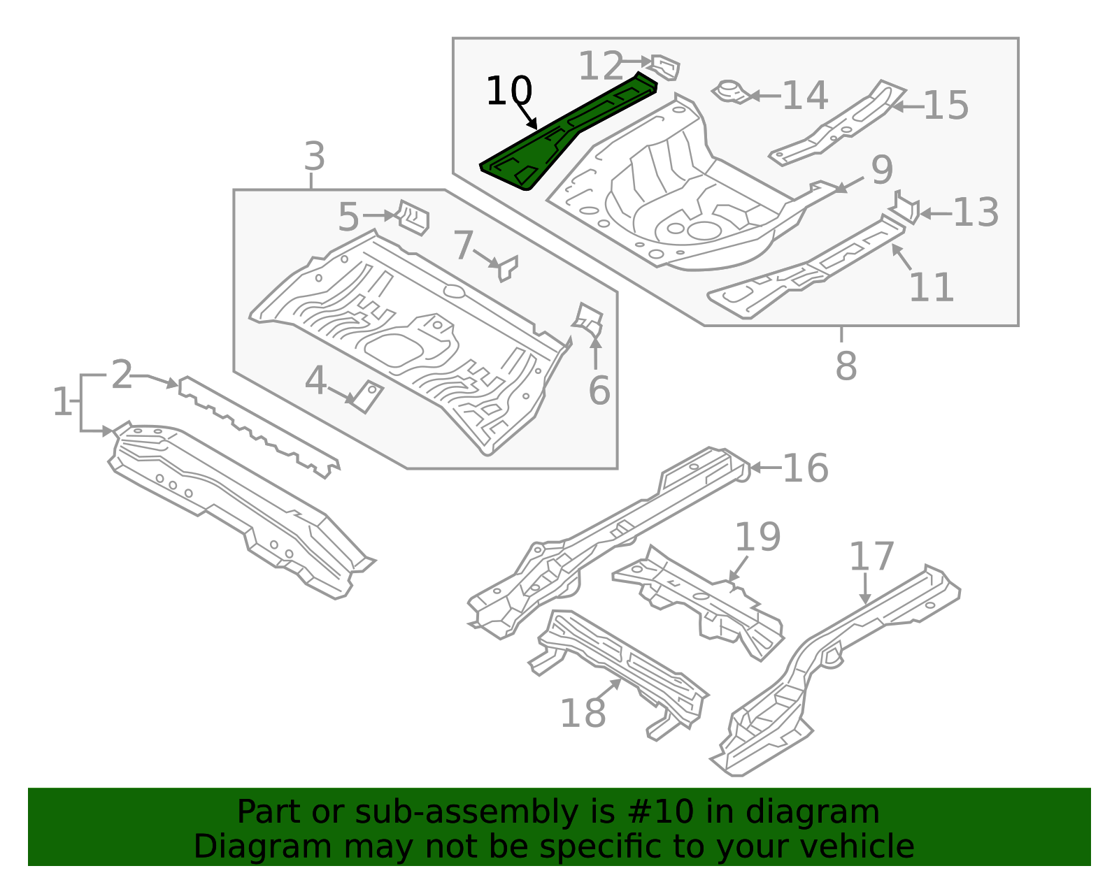 65527-F2000 - High-Quality Floor Side Rail for 2017-2020 Hyundai ...